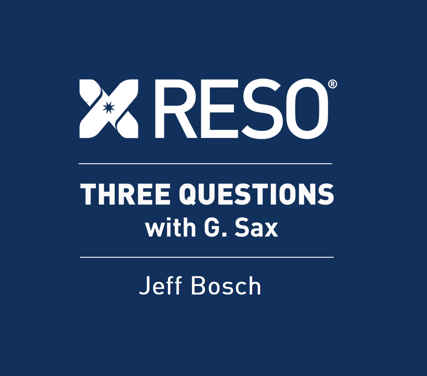 Three Questions with Jeff Bosch of MARIS | RESO - Real Estate Standards Organization