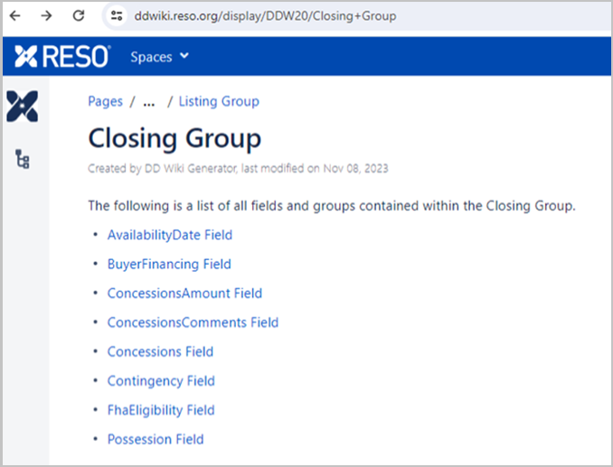 RESO Data Dictionary Concessions Fields: Guidance | RESO - Real Estate ...